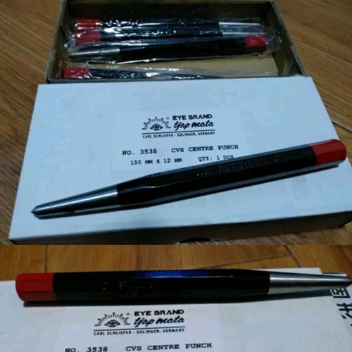 Jual center punch alat penanda titik bor penitik besi size 150 × 12 MM ...