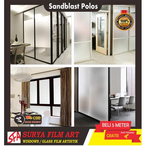 Jual STICKER KACA SANDBLAST POLOS/ BUREM/ES/ STICKER KACA ES - Kota ...