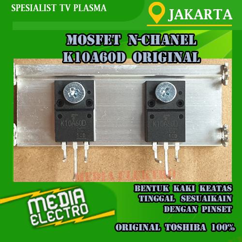 Jual MOSFET K10A60D TO-220 ORIGINAL TOSHIBA // K 10A60D // K10A60D ...