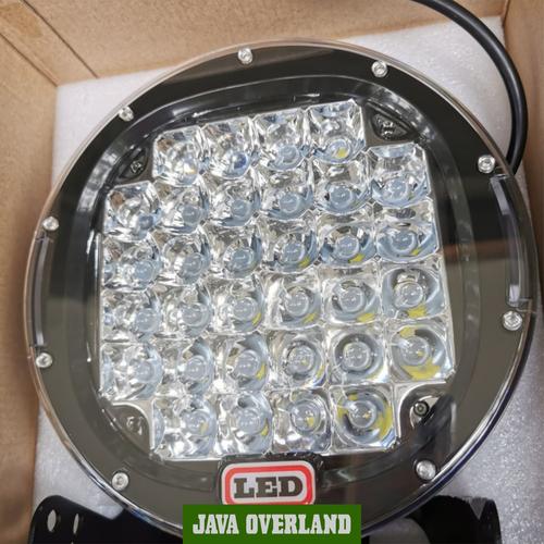Jual Road hacker Lampu Sorot LED 9Inch Hitam Lampu Tembak Offroad ...