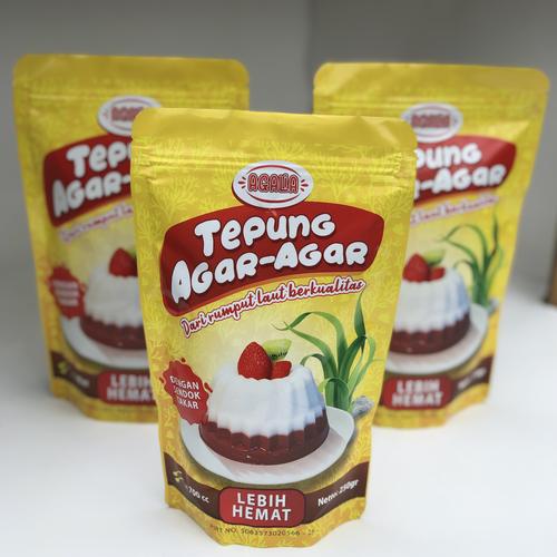 Jual TEPUNG AGAR AGAR PUTIH/PLAIN KILOAN merk Gudir - 250 gr *HEMAT ...