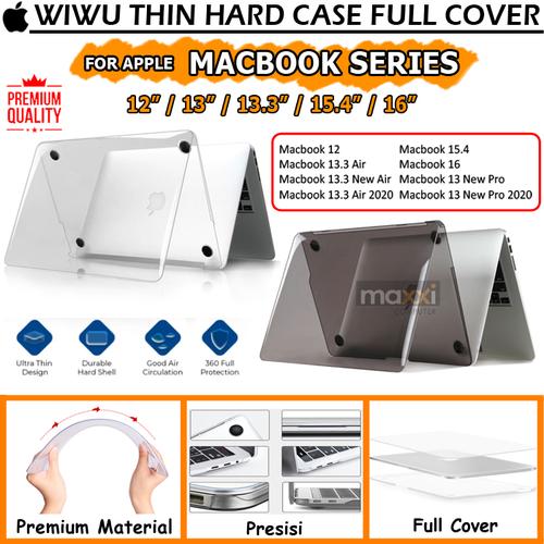 Jual Macbook Pro Air 12 13 13.3 15.4 16 inch Hard Case Clear Transparan ...