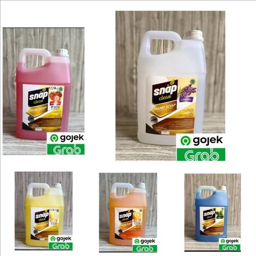Jual Sabun Cuci Tangan /Sabun Cair/Hand Soap Snap Clean 4 ltr Kurir ...