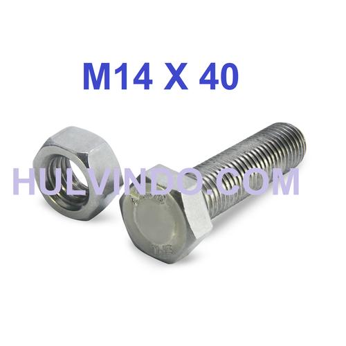 Jual BAUT MUR HEX STAINLESS STEEL 304 M14 X 40 - Kota Tangerang - Toko ...