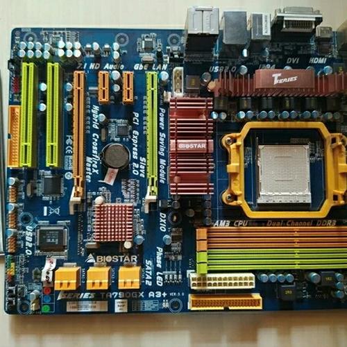 Jual MOTHERBOARD AMD AM3 MOBO BIOSTAR TA790GX 4 SLOT DDR3 2 PCIEX OB ...