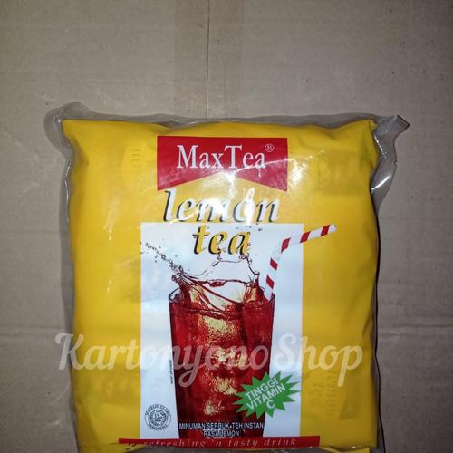 Jual MaxTea Max Tea Lemon Tea Sachet Per Pak isi 30 sachett - Jakarta ...