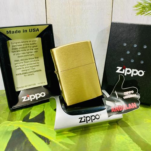 Jual Zippo Original 204B Solid Brass - Jakarta Barat - ZIPPO ORIGINAL ANDALANKU | Tokopedia