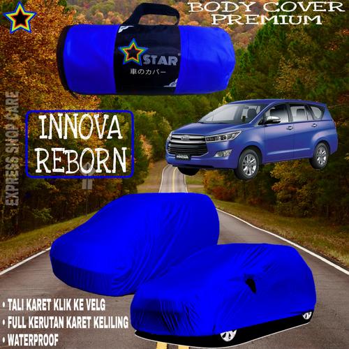Jual Sarung Mobil INNOVA REBORN Polos BIRU Body Cover Innova PREMIUM ...