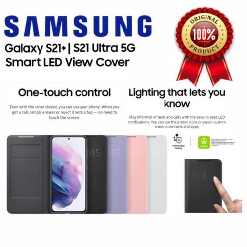 Jual Led View Cover Samsung Galaxy S21 S21 Plus S21 Ultra Original ...