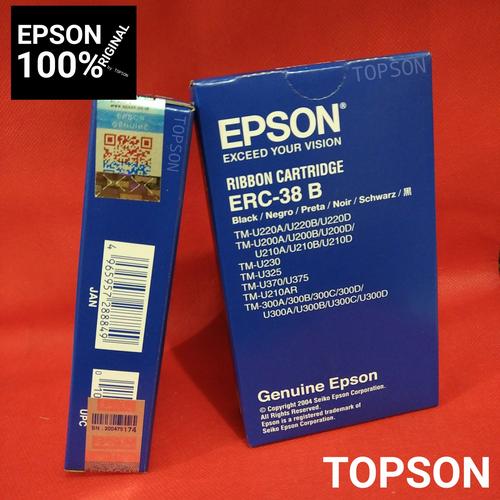 Jual Epson Ribbon Cartridge ERC-38 Black TM-U220 series - Jakarta Pusat ...