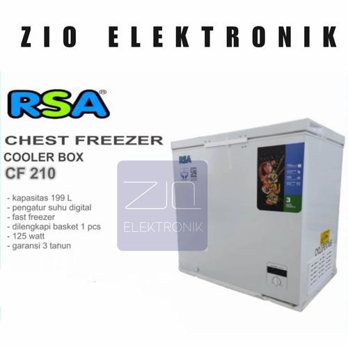 Jual CHEST FREEZER RSA CF 210 / FREEZER BOX PEMBEKU DAGING 200L CF210 ...