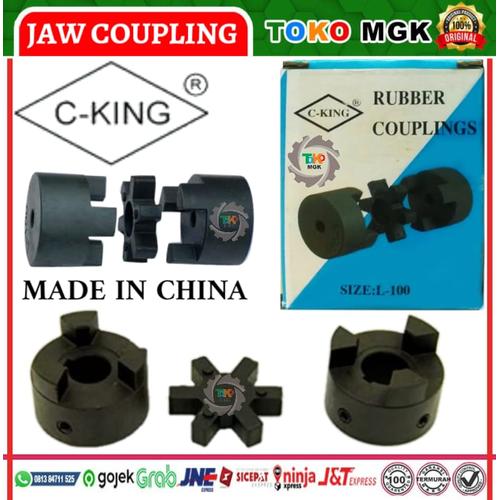 Jual JAW COUPLING C-KING L100 COMPLETE SET (SLEEVE+RUBBER) ORIGINAL ...