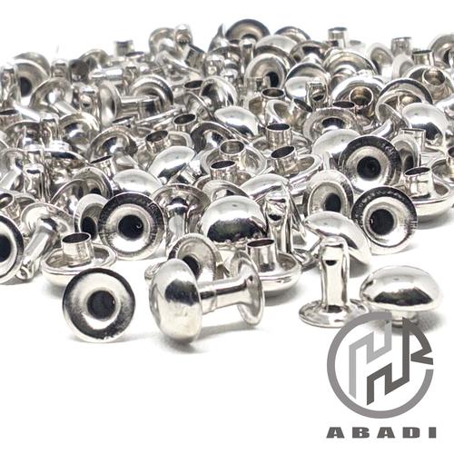 Jual 100 SET PAKU KELING JAMUR 9MM / KANCING CENTANG BESI V 9 - NIKEL ...