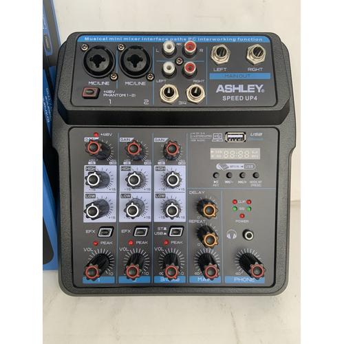 Jual Mixer Ashley Speed Up 4 Channel 4ch USB PC Audio Interface ...