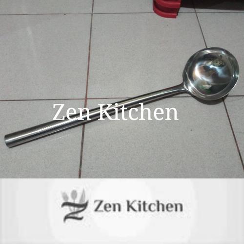 Jual Sendok Sayur Irus Bakso Centong Stainless Steel Panjang 49cm ...