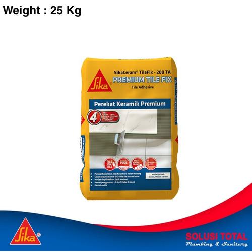 Jual SikaCeram 200 TA Tile Fix Keramik diatas Keramik 25 Kg Setara MU ...