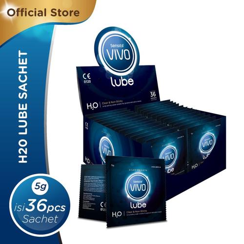 Jual Vivo H2O Lube (sachet) - water based Lubricant - Pelumas - Jakarta ...