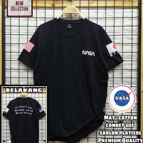 Jual KAOS NASA LOGO SHIRT PREMIUM TERBARU - gambar 10, M - Kota Bandung ...