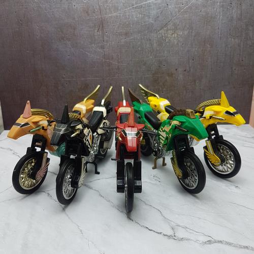 Jual motor mighty morphin power rangers dairanger bike motorcycle set ...