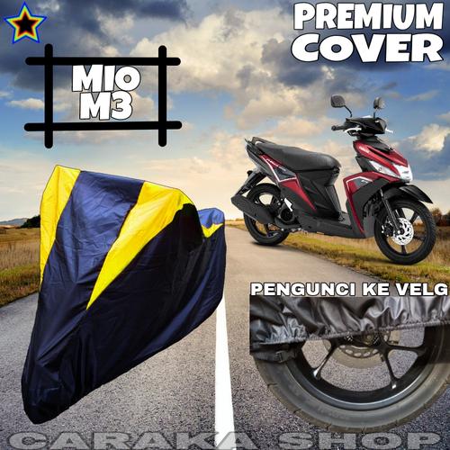 Jual Cover Motor MIO M3 Hitam KUNING Anti Air PREMIUM - Jakarta Timur ...