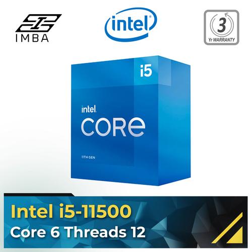 Promo Intel Core i5-11500 [2.70-4.60GHz, 6C/12T, LGA 1200] Cicil 0% 3x ...