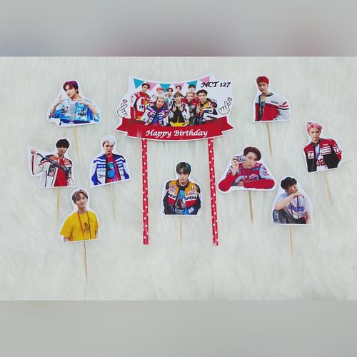 Jual Topper NCT 127 topper ulang tahun happy birthday topper puding ...