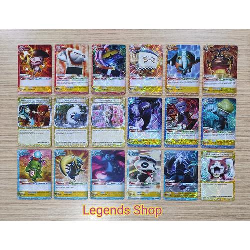 Jual Kartu Anime Booster Yokai Watch Trading Card Game Bandai Hologram ...