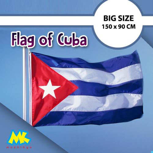 Jual Bendera Kuba / Flag of Cuba ukuran besar - Bendera Kuba - Kota ...