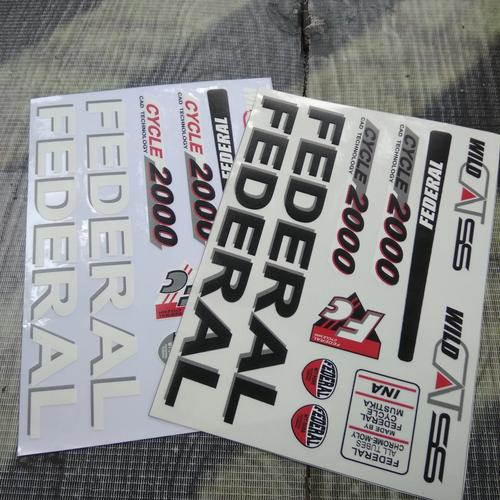 Jual Sticker decal frame sepeda road bike jadul vintage federal wild ...