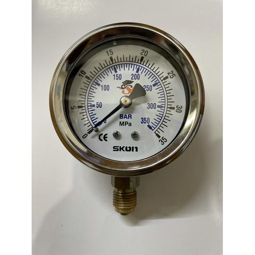 Jual Pressure gauge SKON 350 bar 35 mpa 1/4 BSP - 40 mpa - Jakarta ...