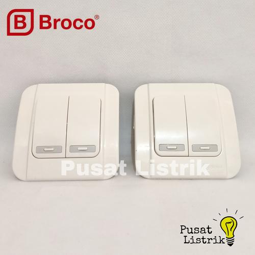 Jual IB Saklar Seri Galleo G162 Double Switch Inbow Broco Saklar Double ...