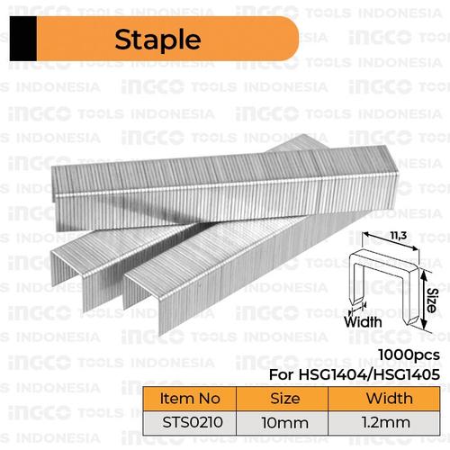 Jual [10mm] Refill Staples Tembak INGCO / Isi Steples Stapler Hekter 10 ...
