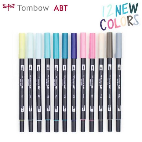 Jual NEW ! Tombow ABT Dual Brush pen warna baru / 12 warna baru ...