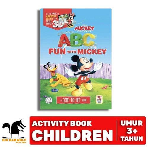 Jual BUKU ANAK 3D AUGMENTED REALITY ABC FUN WITH MICKEY HIPPO MAGIC ...