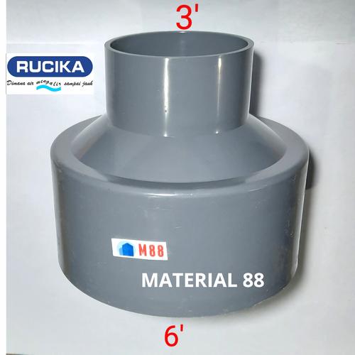 Jual Vlok Sok 6×3 inch RUCIKA D - Reducer Pipa PVC 6x3 Flok Flock 6 x 3 ...