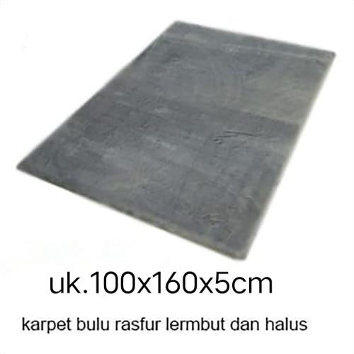 Jual KARPET BULU RASPUR 160x100x5cm busa HDP termurah - Putih - Kota ...