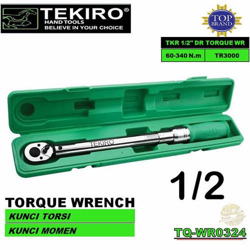 Jual Tekiro kunci torsi 1/2" TR3000 Dr torque wrench 60-340 Newton ...