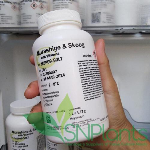 Jual Murashige & Skoog + Vitamin - Media Kultur Jaringan MS - 50L ...