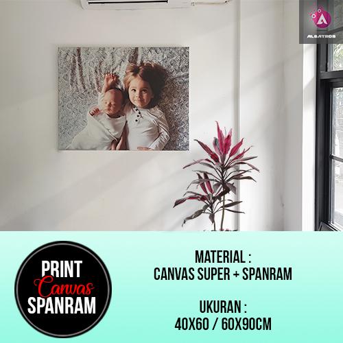 Jual Cetak Foto Pajangan Dinding Canvas + Spanram full Color - Jakarta ...