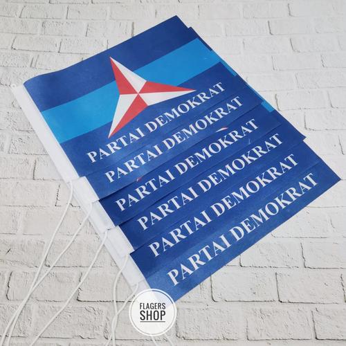 Jual BENDERA MEJA PARTAI DEMOKRAT / BENDERA PARTAI / BENDERA PARPOL ...