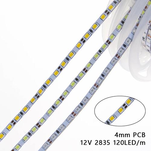 Jual 2835 led strip 12v lebar 4mm per 50cm - Natural White - Kab ...