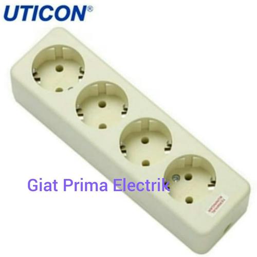 Jual Stop kontak uticon 4 lubang /stopkontak 4lubang 4 lb - Kota ...