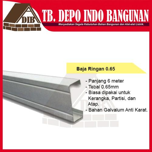 Jual BAJA RINGAN C75 TEBAL 0.65MM KANAL C CTRUSS CNP BAJA RINGAN TRUSS ...