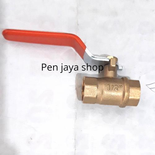 Jual ball valve kuningan stop kran kuningan 1/2 inc - Jakarta Barat ...