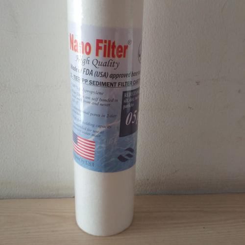 Jual Cartridge Filter Air/Sediment/Water Filter 10" - Nano Filter - 0,5 ...