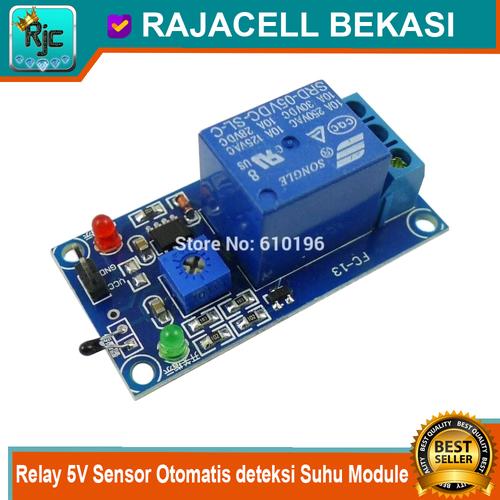 Jual Sensor Otomatis deteksi Suhu Module Relay Sensor Thermal + Relay ...