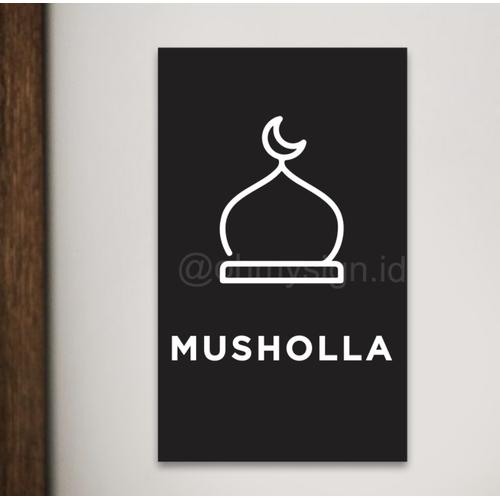 Jual SIGN AKRILIK MUSHOLLA | ACRYLIC SIGNAGE PRINTED | MUSHOLLA ...