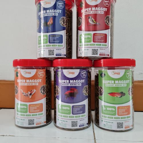 Jual SUPER MAGGOT Kering BSF Makanan Burung - 160gr - Kota Tangerang ...
