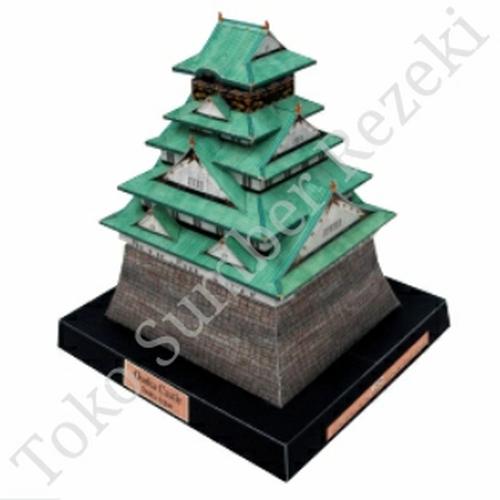 Jual DIY 3D Osaka Castle Japan Papercraft Tower Paper Craft Menara ...