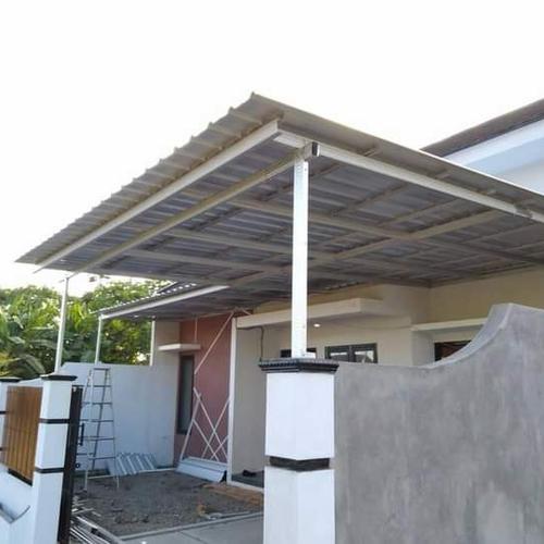 Jual kanopi minimalis rangka baja ringan atap galvalum - Kota Bekasi ...